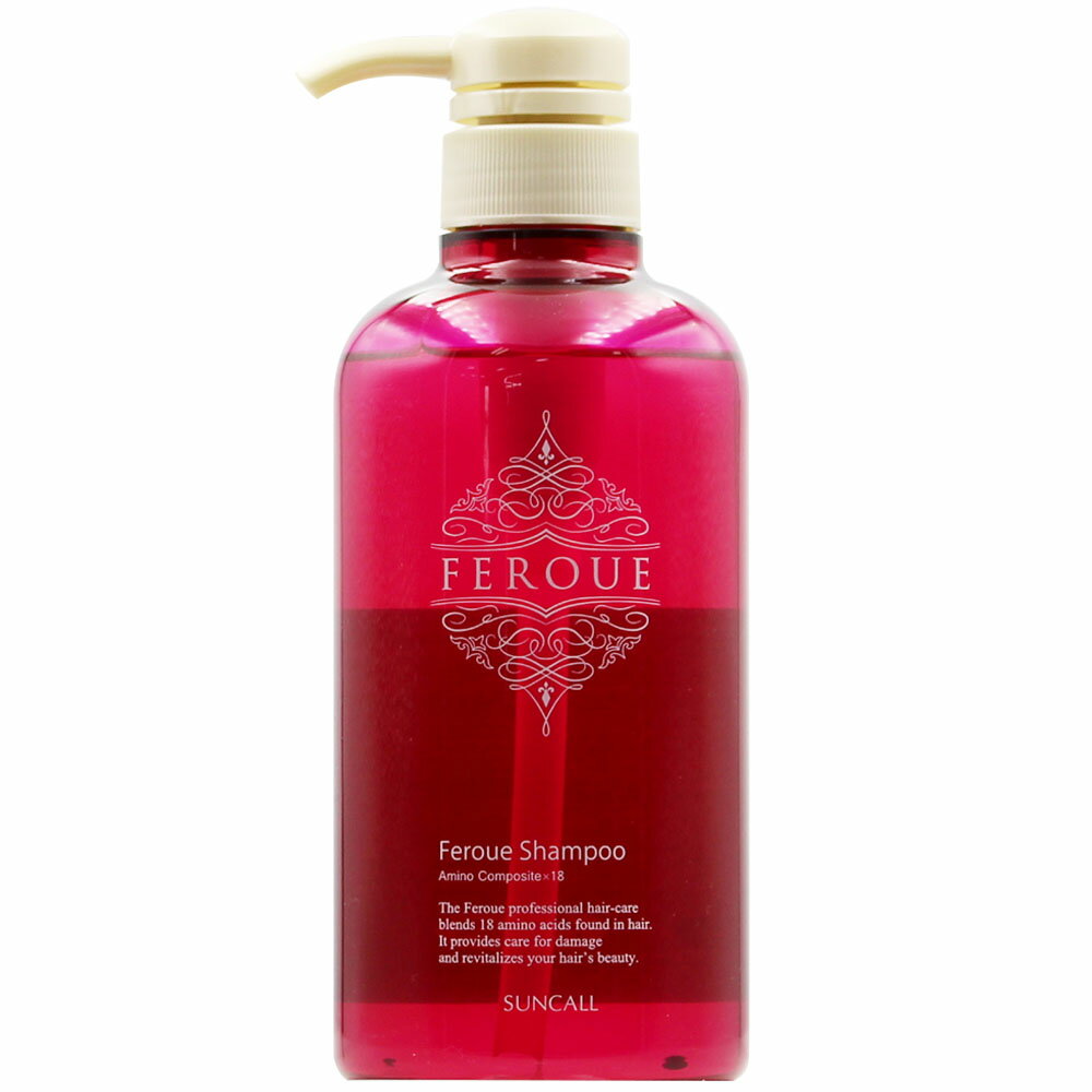 商品情報 商品名 サンコール フェルエ シャンプー R 内容量 500mL 商品説明 ダメージ毛〜ハイダメージ毛の方に 豊かなローズの香りとともに、きめ細かい泡で髪をやさしく洗い上げ、スムーズな指通りとしっとり感のある髪に仕上げます。 こん...