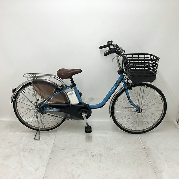 ◇◆◇◆◇ 商 品 情 報 ◇◆◇◆◇ 【外観ランク】　Bランク 【リユース・中古】　電動アシスト自転車 【メーカー】　パナソニック 【タイヤ】　　26インチ 【ギア】　　　内装3段 【カラー】　　ブルー系 LEDバッテリーライト ローラー...