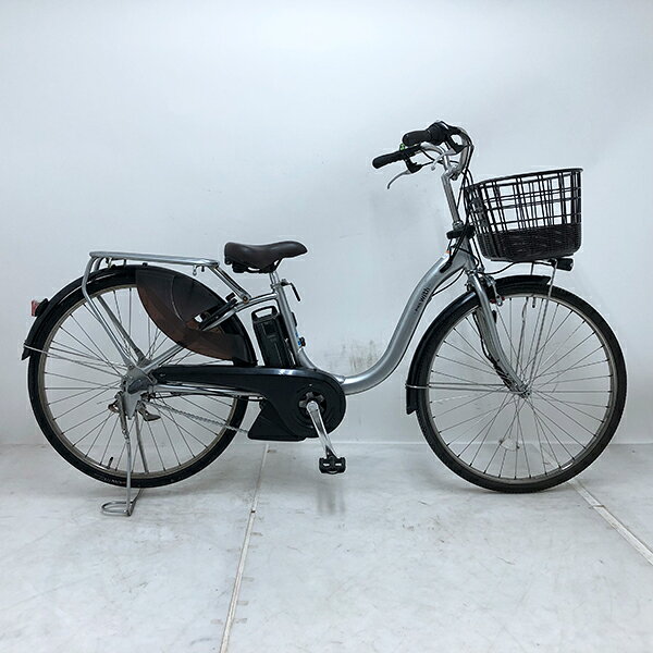 ◇◆◇◆◇ 商 品 情 報 ◇◆◇◆◇ 【外観ランク】　Bランク 【リユース・中古】　電動アシスト自転車 【メーカー】　YAMAHA 【タイヤ】　　26インチ 【ギア】　　　内装3段 【カラー】　　シルバー系 LEDバッテリーライト ローラ...