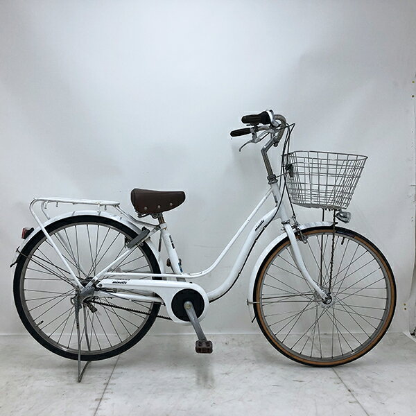 ◇ ◆ ◇ ◆ ◇ 商 品 情 報 ◇ ◆ ◇ ◆ ◇ 【外観ランク】　Bランク 【リユース・中古】　軽快車 【メーカー】　国内メーカー 【タイヤ】　　26インチ 【ギア】　　内装3段　 【カラー】　ホワイト系 LEDオートライト ローラー...