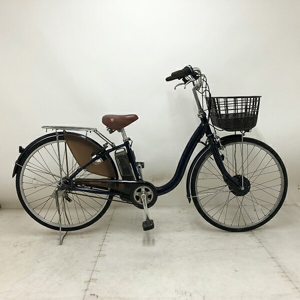 ◇◆◇◆◇ 商 品 情 報 ◇◆◇◆◇ 【外観ランク】　Bランク 【リユース・中古】　電動アシスト自転車 【メーカー】　ブリヂストン 【タイヤ】　　26インチ 【ギア】　　　内装3段 【カラー】　　ネイビー系 LEDバッテリーライト ローラ...