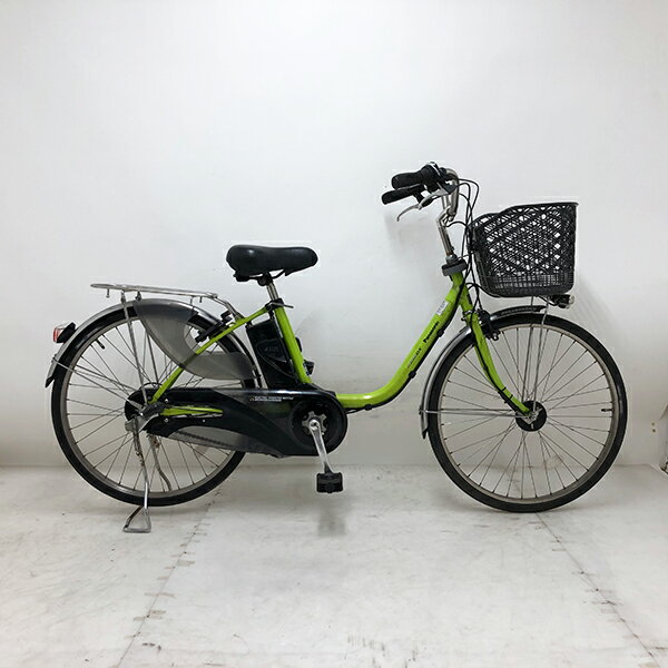 ◇◆◇◆◇ 商 品 情 報 ◇◆◇◆◇ 【外観ランク】　Bランク 【リユース・中古】　電動アシスト自転車 【メーカー】　パナソニック 【タイヤ】　24インチ 【ギア】　内装3段 【カラー】　グリーン系 LEDバッテリーライト ローラーブレー...