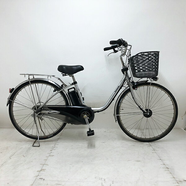 ◇◆◇◆◇ 商 品 情 報 ◇◆◇◆◇ 【外観ランク】　Bランク 【リユース・中古】　電動アシスト自転車 【メーカー】　パナソニック 【タイヤ】　26インチ 【ギア】　内装3段 【カラー】　シルバー系 LEDバッテリーライト ローラーブレー...