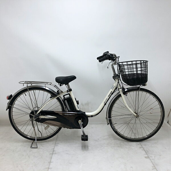 ◇◆◇◆◇ 商 品 情 報 ◇◆◇◆◇ 【外観ランク】　Bランク 【リユース・中古】　電動アシスト自転車 【メーカー】　パナソニック 【タイヤ】　　26インチ 【ギア】　　　内装3段 【カラー】　　ホワイト系 LEDバッテリーライト ローラ...