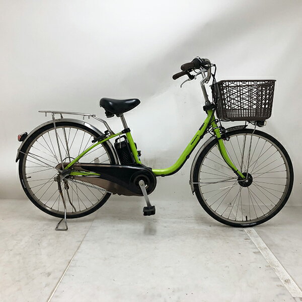 ◇◆◇◆◇ 商 品 情 報 ◇◆◇◆◇ 【外観ランク】　Bランク 【リユース・中古】　電動アシスト自転車 【メーカー】　パナソニック 【タイヤ】　　26インチ 【ギア】　　　内装3段 【カラー】　　グリーン系 LEDバッテリーライト ローラ...