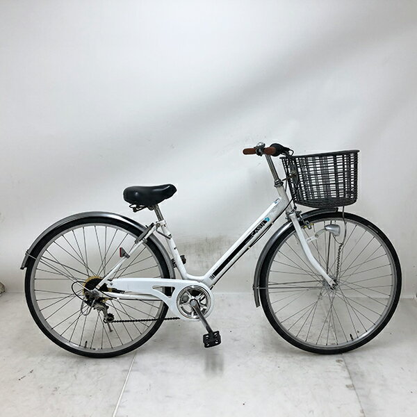 ◇ ◆ ◇ ◆ ◇ 商 品 情 報 ◇ ◆ ◇ ◆ ◇ 【外観ランク】　Bランク 【リユース・中古】　シティ車 【メーカー】　国内メーカー 【タイヤ】　27インチ 【ギア】　外装6段 【カラー】　ホワイト系 LEDオートライト ローラーブレ...