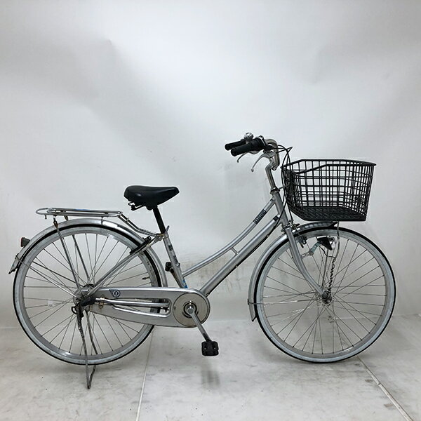 ◇ ◆ ◇ ◆ ◇ 商 品 情 報 ◇ ◆ ◇ ◆ ◇ 【外観ランク】　Bランク 【リユース・中古】　軽快車 【メーカー】　国内メーカー 【タイヤ】　　26インチ 【ギア】内装3段　　　 【カラー】シルバー系　　 LEDオートライト ローラ...