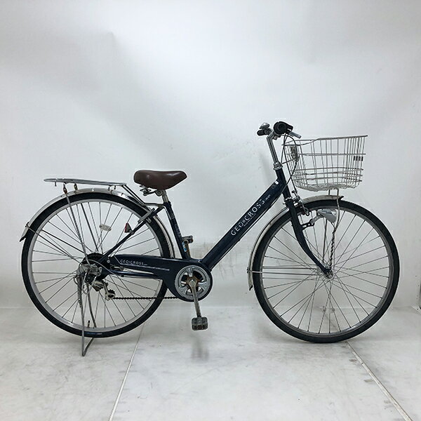 ◇ ◆ ◇ ◆ ◇ 商 品 情 報 ◇ ◆ ◇ ◆ ◇ 【外観ランク】　Bランク 【リユース・中古】　シティ車 【メーカー】　国内メーカー 【タイヤ】　27インチ 【ギア】　外装6段 【カラー】　ネイビー系 LEDオートライト ローラーブレ...