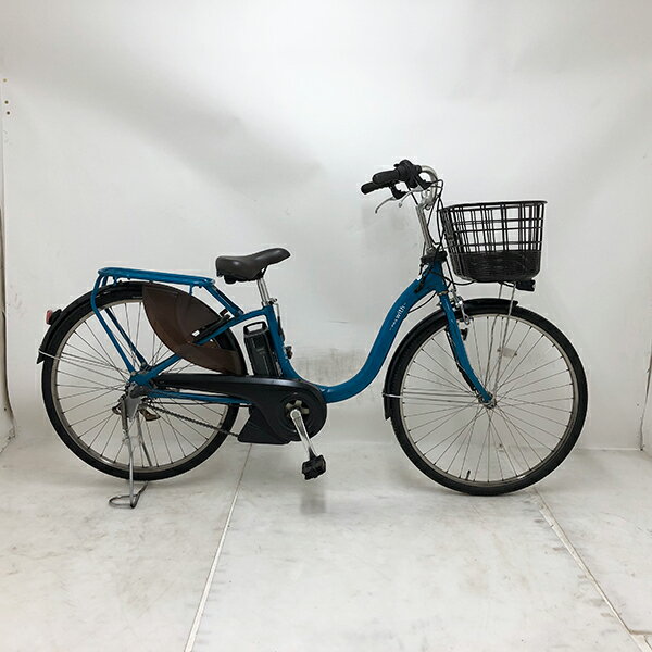 ◇◆◇◆◇ 商 品 情 報 ◇◆◇◆◇ 【外観ランク】　Bランク 【リユース・中古】　電動アシスト自転車 【メーカー】　YAMAHA 【タイヤ】　26インチ 【ギア】　内装3段 【カラー】　ブルー系 LEDバッテリーライト ローラーブレーキ...