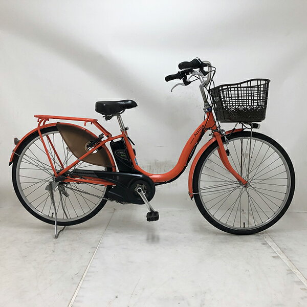 ◇◆◇◆◇ 商 品 情 報 ◇◆◇◆◇ 【外観ランク】　Bランク 【リユース・中古】　電動アシスト自転車 【メーカー】　ブリヂストン 【タイヤ】　26インチ 【ギア】　　内装3段 【カラー】　オレンジ系 LEDバッテリーライト ローラーブレ...