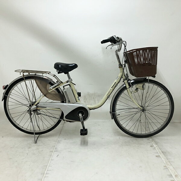 ◇◆◇◆◇ 商 品 情 報 ◇◆◇◆◇ 【外観ランク】　Bランク 【リユース・中古】　電動アシスト自転車 【メーカー】　パナソニック 【タイヤ】　　26インチ 【ギア】　　　内装3段 【カラー】　　ホワイト系 LEDバッテリーライト ローラ...