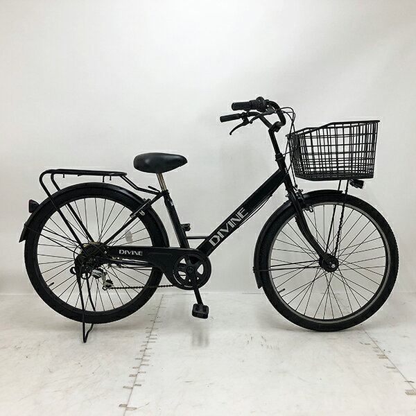 ◇ ◆ ◇ ◆ ◇ 商 品 情 報 ◇ ◆ ◇ ◆ ◇ 【外観ランク】　Bランク 【リユース・中古】　軽快車 【メーカー】　国内メーカー 【タイヤ】　　26インチ 【ギア】　　　なし 【カラー】　　ブラック系 LEDオートライト サークル錠...