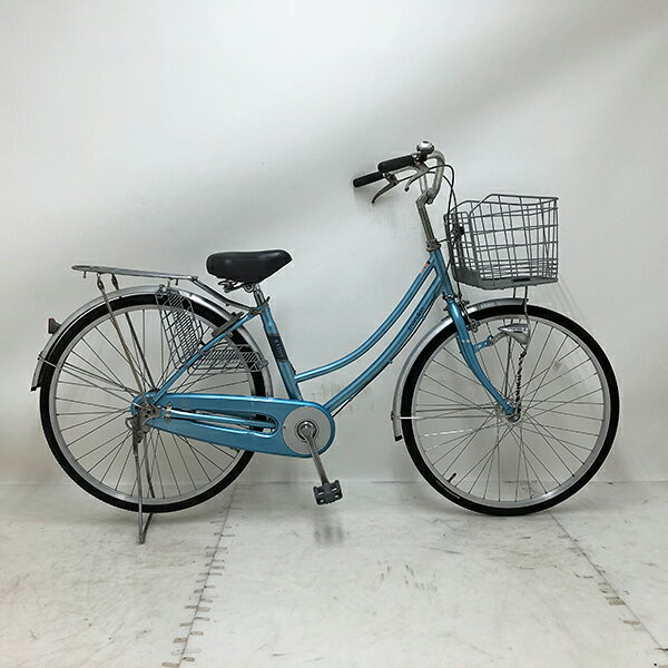 ◇ ◆ ◇ ◆ ◇ 商 品 情 報 ◇ ◆ ◇ ◆ ◇ 【外観ランク】　Bランク 【リユース・中古】　軽快車 【メーカー】　国内メーカー 【タイヤ】　　26インチ 【ギア】　　　なし 【カラー】　　ブルー系 LEDオートライト ローラーブレ...