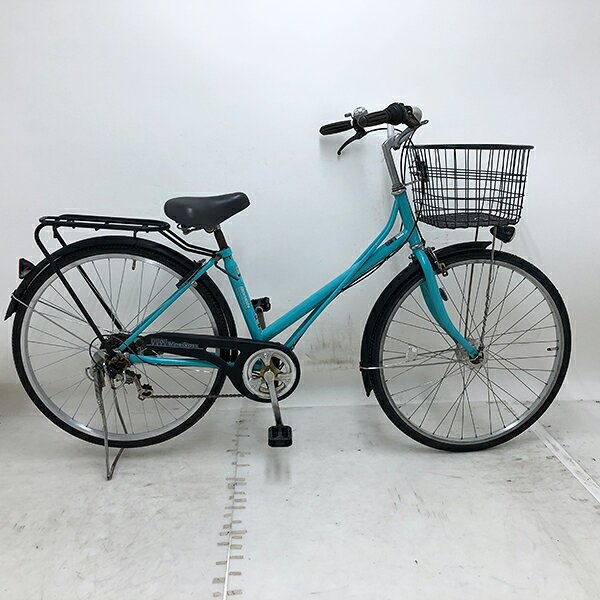 ◇ ◆ ◇ ◆ ◇ 商 品 情 報 ◇ ◆ ◇ ◆ ◇ 【外観ランク】　Cランク 【リユース・中古】　軽快車 【メーカー】　国内メーカー 【タイヤ】　　26インチ 【ギア】　　　外装6段 【カラー】　　ブルー系 LEDオートライト ローラー...