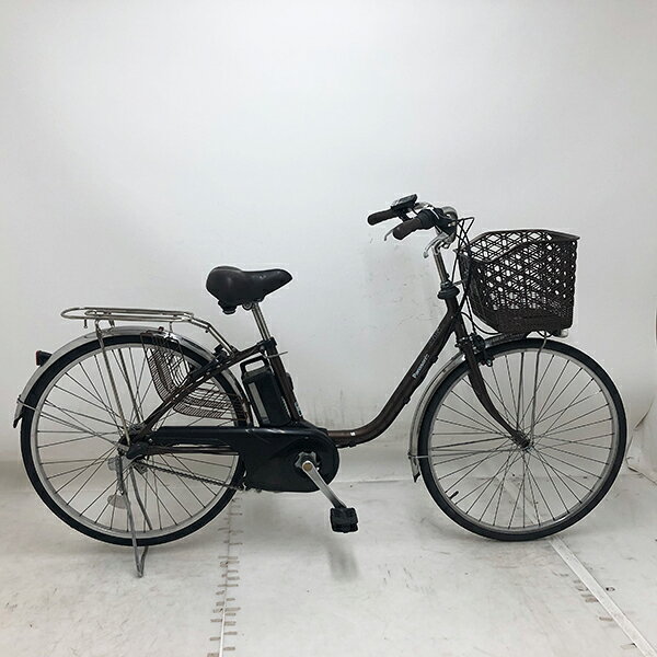 ◇◆◇◆◇ 商 品 情 報 ◇◆◇◆◇ 【外観ランク】　Bランク 【リユース・中古】　電動アシスト自転車 【メーカー】　パナソニック 【タイヤ】　　26インチ 【ギア】　　　内装3段 【カラー】　　ブラウン系 LEDバッテリーライト ローラ...