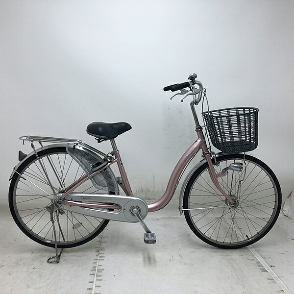 ◇ ◆ ◇ ◆ ◇ 商 品 情 報 ◇ ◆ ◇ ◆ ◇ 【外観ランク】　Bランク 【リユース・中古】　軽快車 【メーカー】　ブリヂストン 【タイヤ】　　26インチ 【ギア】　　　変速なし 【カラー】　　ピンク系 LEDオートライト ローラー...