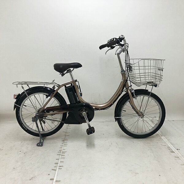 ◇◆◇◆◇ 商 品 情 報 ◇◆◇◆◇ 【外観ランク】　Bランク 【リユース・中古】　電動アシスト自転車 【メーカー】　ブリヂストン 【タイヤ】　　20インチ 【ギア】　　　内装3段 【カラー】　　ゴールド系 LEDバッテリーライト ローラ...