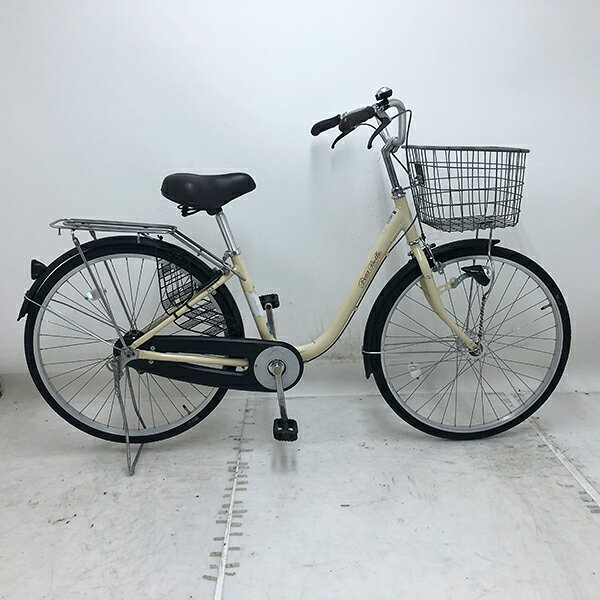 ◇ ◆ ◇ ◆ ◇ 商 品 情 報 ◇ ◆ ◇ ◆ ◇ 【外観ランク】　Bランク 【リユース・中古】　軽快車 【メーカー】　マルキン 【タイヤ】　　26インチ 【ギア】　　　変速なし 【カラー】　　ベージュ系 LEDオートライト ローラーブ...