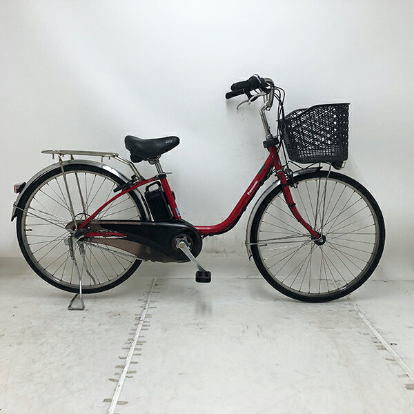 ◇◆◇◆◇ 商 品 情 報 ◇◆◇◆◇ 【外観ランク】　Bランク 【リユース・中古】　電動アシスト自転車 【メーカー】　パナソニック 【タイヤ】　　26インチ 【ギア】　　　内装3段 【カラー】　　レッド系 LEDバッテリーライト ローラー...