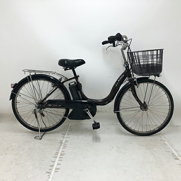 ◇◆◇◆◇ 商 品 情 報 ◇◆◇◆◇ 【外観ランク】　Bランク 【リユース・中古】　電動アシスト自転車 【メーカー】　ブリヂストン 【タイヤ】　24インチ 【ギア】　内装3段 【カラー】　ブラウン系 LEDバッテリーライト ローラーブレー...