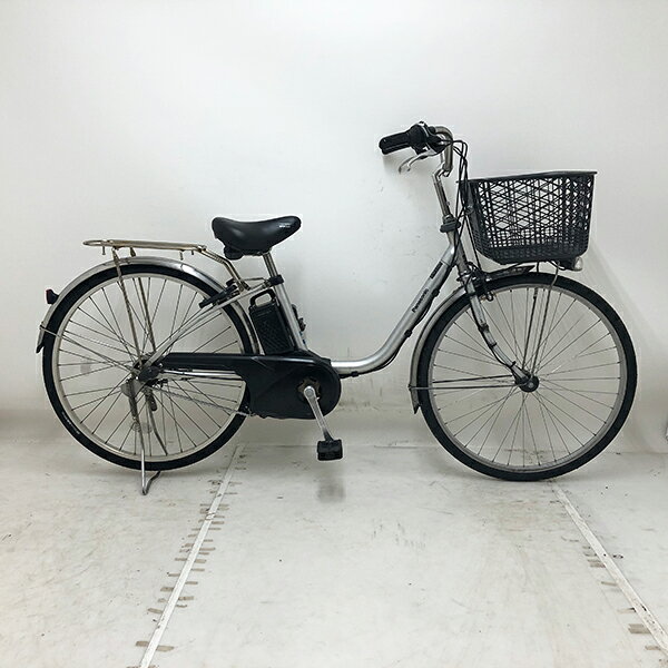◇◆◇◆◇ 商 品 情 報 ◇◆◇◆◇ 【外観ランク】　Bランク 【リユース・中古】　電動アシスト自転車 【メーカー】　パナソニック 【タイヤ】　　26インチ 【ギア】　　　内装3段 【カラー】　　シルバー系 LEDバッテリーライト ローラ...