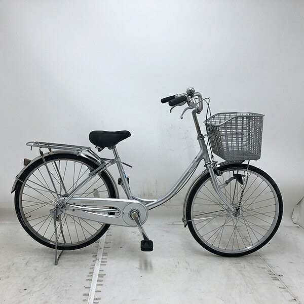 ◇ ◆ ◇ ◆ ◇ 商 品 情 報 ◇ ◆ ◇ ◆ ◇ 【外観ランク】　Bランク 【リユース・中古】　軽快車 【メーカー】　ブリヂストン 【タイヤ】　　24インチ 【ギア】　　　変速無し 【カラー】　　シルバー系 LEDオートライト ローラ...