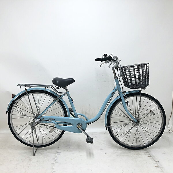 ◇ ◆ ◇ ◆ ◇ 商 品 情 報 ◇ ◆ ◇ ◆ ◇ 【外観ランク】　Bランク 【リユース・中古】　軽快車 【メーカー】　ブリヂストン 【タイヤ】　　26インチ 【ギア】　　　内装3段 【カラー】　　ブルー系 LEDオートライト ローラー...