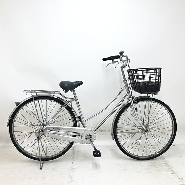 ◇ ◆ ◇ ◆ ◇ 商 品 情 報 ◇ ◆ ◇ ◆ ◇ 【外観ランク】　Bランク 【リユース・中古】　軽快車 【メーカー】　ブリヂストン 【タイヤ】　　27インチ 【ギア】　　　変速無し 【カラー】　　シルバー系 LEDオートライト ローラ...