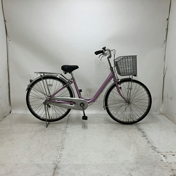 ◇ ◆ ◇ ◆ ◇ 商 品 情 報 ◇ ◆ ◇ ◆ ◇ 【外観ランク】　Bランク 【リユース・中古】　軽快車 【メーカー】　ブリヂストン 【タイヤ】　　26インチ 【ギア】　　ギア無し　 【カラー】　　ピンク系 LEDオートライト ローラー...