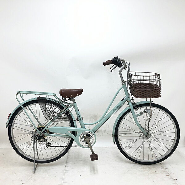◇ ◆ ◇ ◆ ◇ 商 品 情 報 ◇ ◆ ◇ ◆ ◇ 【外観ランク】　Bランク 【リユース・中古】　軽快車 【メーカー】　マルイシ 【タイヤ】　　26インチ 【ギア】　　　外装6段 【カラー】　　グリーン系 LEDオートライト ローラーブ...