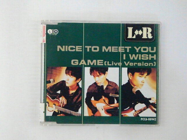 【収録曲】 　【01】NICE TO MEET YOU 　【02】I WISH 　【03】GAME(Live Version) 　　全3曲収録 〜商品状態に関しまして〜 ●中古商品のため、特典などの付属品、帯はついていない場合がございます。...