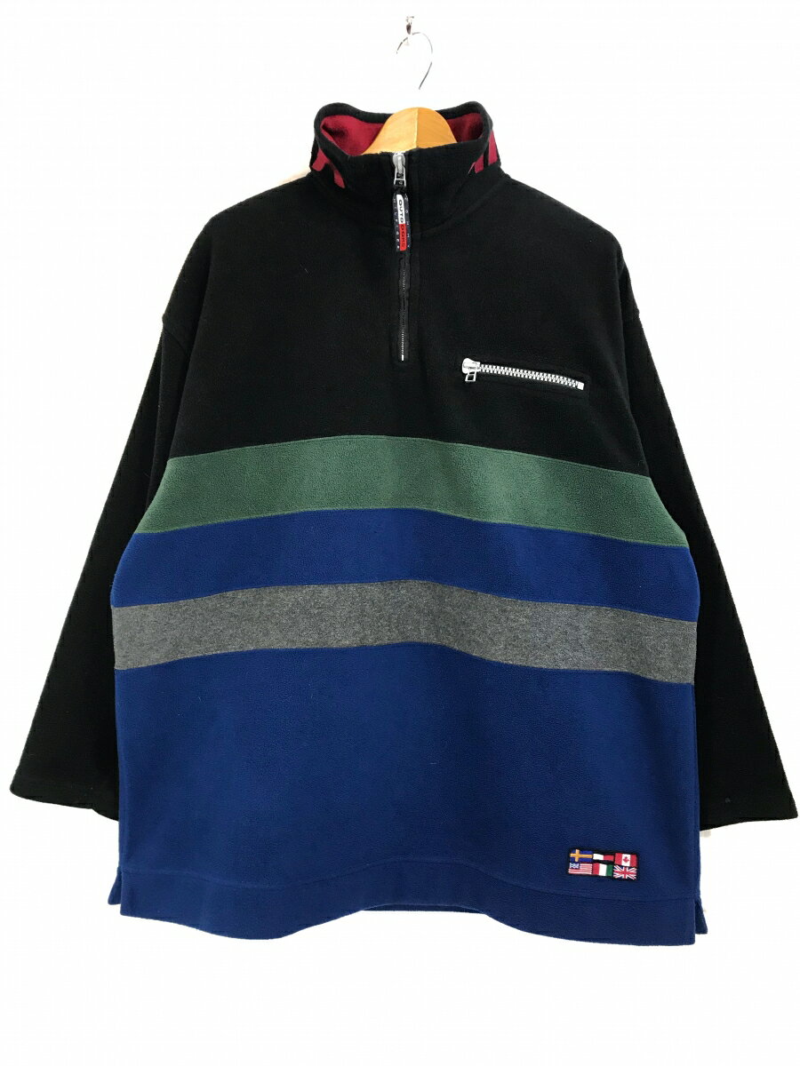 サイズ：XL カラー：黒×青×緑 素　材：ポリエステル100％ 生産国：台湾製 着丈：約77cm（後ろの襟の付け根から裾） 身幅：約71cm（脇下から脇下を直線） 肩幅：約59cm（肩から肩） 袖丈：約55cm（肩から袖の先） 素人採寸なの...