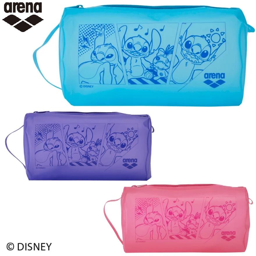 arena ディズニー リロ＆スティッチ プルーフバッグ AS6FBZ86U アリーナ 防水 ポーチ Disney スティッチ 映画『リロ＆スティッチ』に登場する “スティッチ” デザイン。 arenaのプルーフバッグ。DISNEYシリーズ...