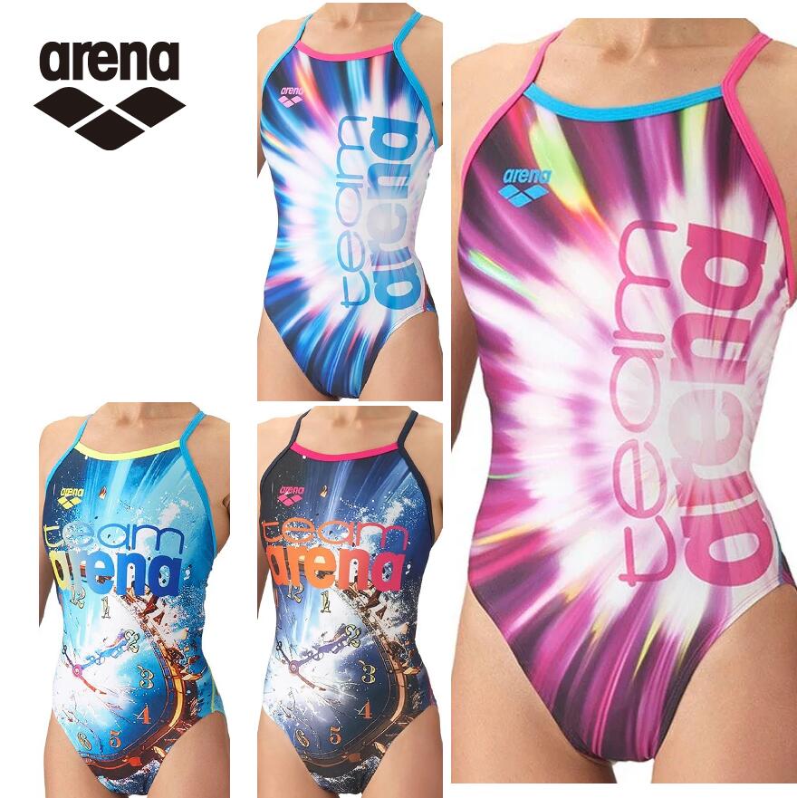 arena 練習用水着 レディース AS6FWM14L タフスーツ ワンピース オープンバック アリーナ 水泳 アドバイザリー契約を締結した選手たちと共にデザインを作成した「チームアリーナコレクション」 環境に配慮したリサイクルポリエステル...