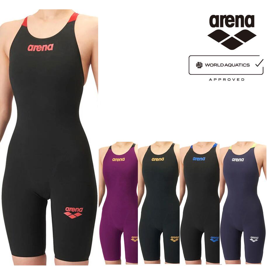 アリーナ アクアフォースフュージョンワン AS6SRC10L レーシングワンピーススパッツ オープンバック ハーフレッグ arena レース水着　WORLD AQUATICS承認 初めて布帛水着に挑戦するスイマーにおすすめAQUAFORCE...