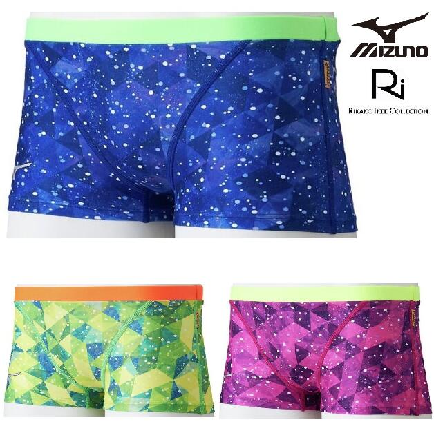 ミズノ 【Ri Collection】 エクサースーツ N2MBD068 練習用水着 MIZUNO メンズ ショートスパッツ 水泳 競泳 トレーニング水着 【Ri Collection】【COSMIC ENERGY】星×幾何学柄の大人っぽい...