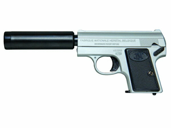 ★クラウン ポケットハンドガンシリーズ!★ ・エアーコッキングガン ★最大飛距離25m以上! 　※最適角度で発射したとき。飛距離はBB弾の種類、気温、風等に影響されます。 ◎10歳以上対象モデル ◎ホップアップ機構搭載 ◎ダミーサイレンサー...