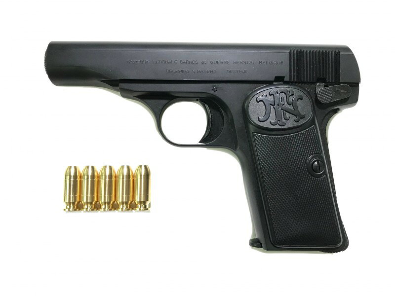 ★M1910モデルガン　発火ブローバック仕様!!★・モデルガン完成品・PF(プラグファイア) ブローバックモデル!・ABSモデル【材質】ABS樹脂【カートリッジ】専用P・Fカートリッジ5発付属【装弾数】6発 【火薬の種類】マルシン5ミリキャ...