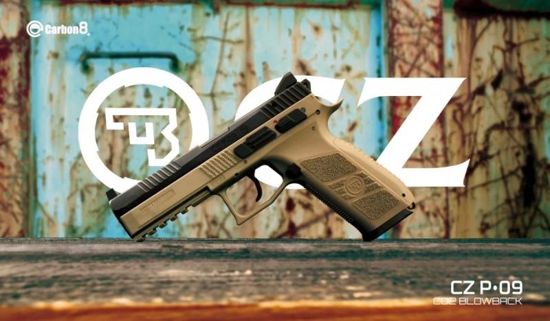 ☆CO2 ブローバック 正式ライセンス CzP09☆ ◎CO2ボンベ ガスブローバック 気温の影響に左右されない安定した作動性能が魅力のブローバックシステム! さらに従来型フロンよりエコロジーで環境への影響も低減。 ◎TANカラーフレームモ...