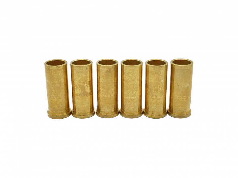 ★クラウン ガスリボルバー コルトパイソン用カートリッジ★ ・クラウン ガスリボルバーシリーズ .357マグナム用 ・真鍮製 ・刻印入り 【内容量】6発