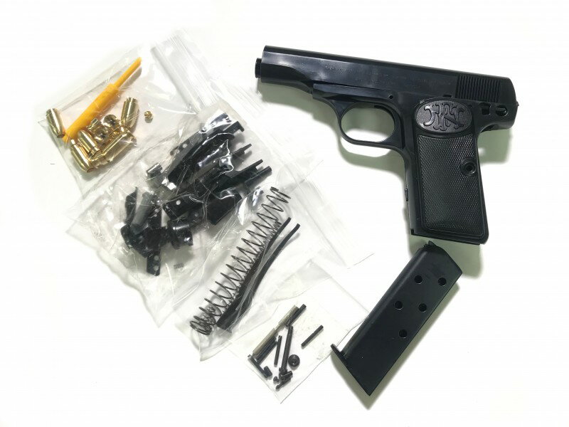 ★M1910モデルガン　発火ブローバック仕様!!★・モデルガン　組立キット・P・F(プラグファイア)ブローバック仕様・詳しい組立説明書が付属していますのでビギナーの方でも安心ですが、磨き、削り等の調整や加工がある程度必要ですので、ご了承の上...