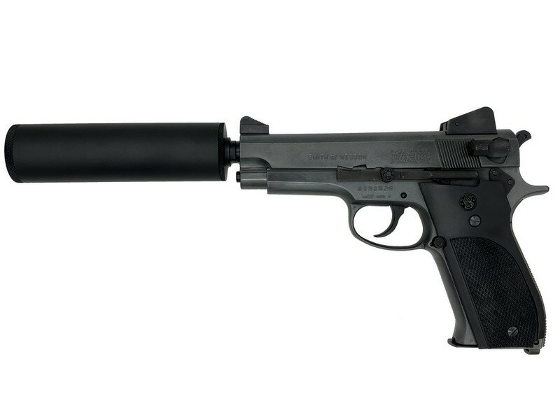 ★消音拳銃&ldquo;ハッシュパピー&rdquo;モデルガン★ S&amp;W M39は、1950年代にスミス＆ウェッソン社が開発した、同社初のダブルアクション式オートマチックピストルです。 リボルバーを主力としてきたS&amp;W社が、...
