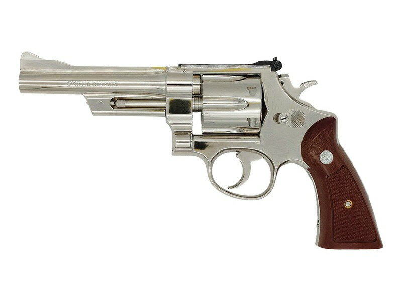 ◎S&amp;W &ldquo;The .357 Magnum&rdquo; ハイパト モデルガン ニッケルメッキモデル◎ ・モデルガン ・金属製サイドプレート ・ウエイト入りグリップ標準装備 ○1970年代ごろのS&amp;W「M27」を...