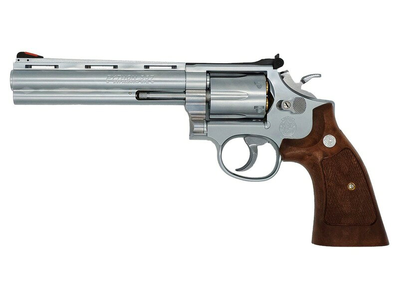 ★S&amp;W Kフレーム+コルト パイソン ハイブリッド リボルバー モデルガン★ 日本では「スマイソン」の名で広く知られるハイブリッドリボルバーをモデルガン化。 精度の高いコルトパイソンバレルを、優れたトリガーメカニズムを持つS&am...