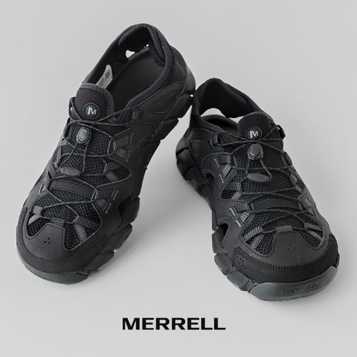 メーカー希望小売価格はメーカー商品タグに基づいて掲載していますMERRELL メンズ マイポ エクスプローラー シーヴ サンダル 夏アウトドア対応｜高通気設計の快適スポーツサンダル 撥水加工を施したレザーとメッシュ素材のコンビネーションアッ...