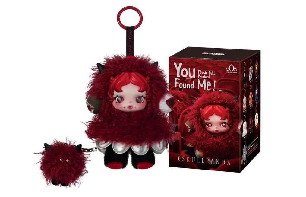POP MART SKULLPANDA You Found Me! スカルパンダ ぬいぐるみペンダント【1ピース 】ポップマート ガ おもちゃ オリジナル キャラクター 誕生日 プレゼント 送料無料 5