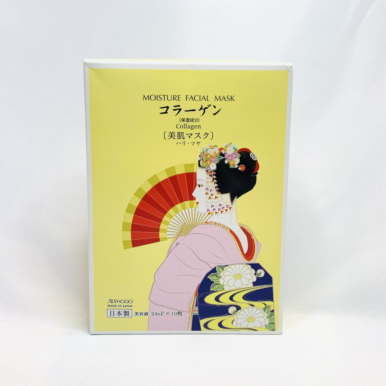 舞妓マスク コラーゲン　Maiko Moisture Facial Mask Collagen 濃厚エッセンスでしっかり保湿。理想の肌を目指すシートマスク ●主な美容成分と特徴 -緑茶エキス：抗酸化作用があり、肌を引き締め、健やかな状態に保...