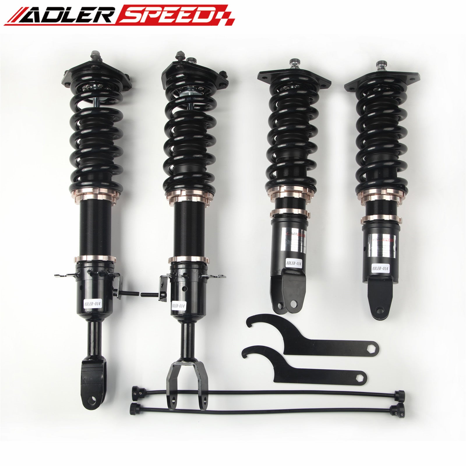 商品情報 　商品内容 　　AD014-3 　　ADLERSPEED製車高調(ダウンサス) 　　1台分セット 　商品説明 　　・ADLERSPEED社について 　　　ADLERSPEEDはレーシングパーツの専門メーカーで、 　　　吸排気系/冷...