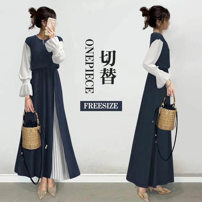 商品詳細 【素材】 ◆素材：コットン ポリエステル 【サイズ】 ■F: 肩幅37　ウエスト102【ゴム設計】　 総丈126cm 【生地の厚さ】 普通 【生産国】 中国 【洗濯方法】 家庭洗濯 注意事項 ★すべての商品は、実物の色あいに近くな...