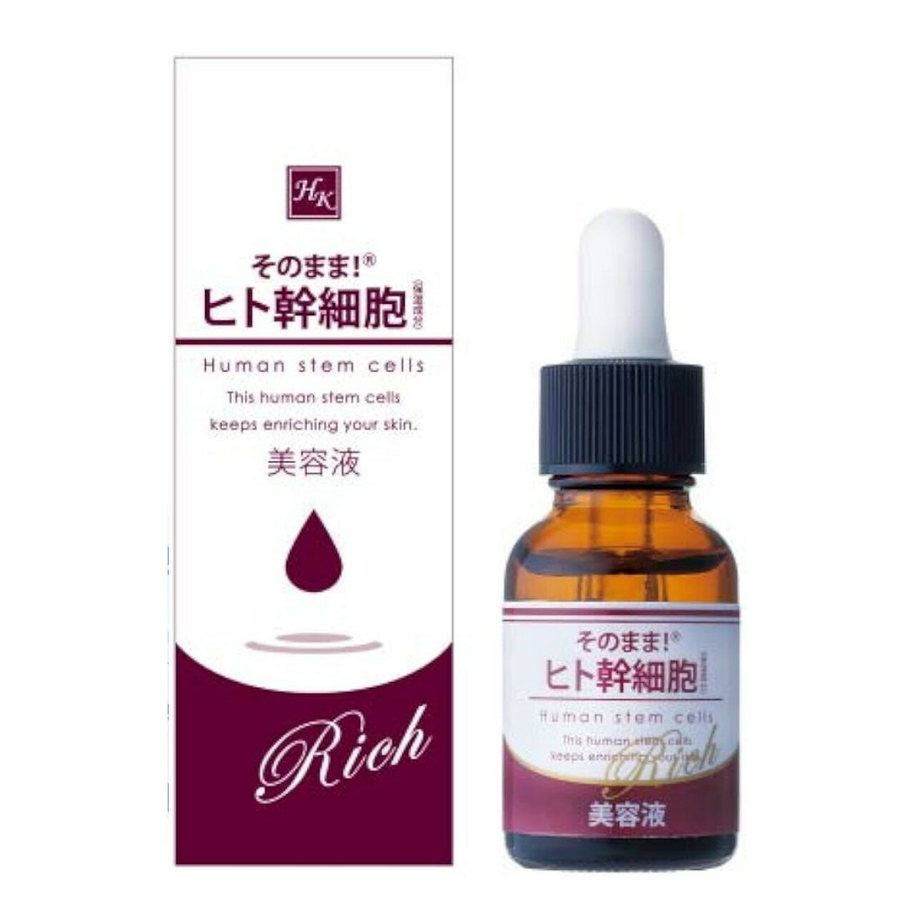 商品名 そのまま！ヒト幹細胞 リッチ 20ml 美容液 商品説明 ハリと潤いにあふれる若々しいお肌へ導く美容液！ 肌にハリと透明感を与え、お肌の乱れを角質層から整えるヒト幹細胞美容液です。 話題の幹細胞エキス配合で肌が健康的な状態を維持しや...